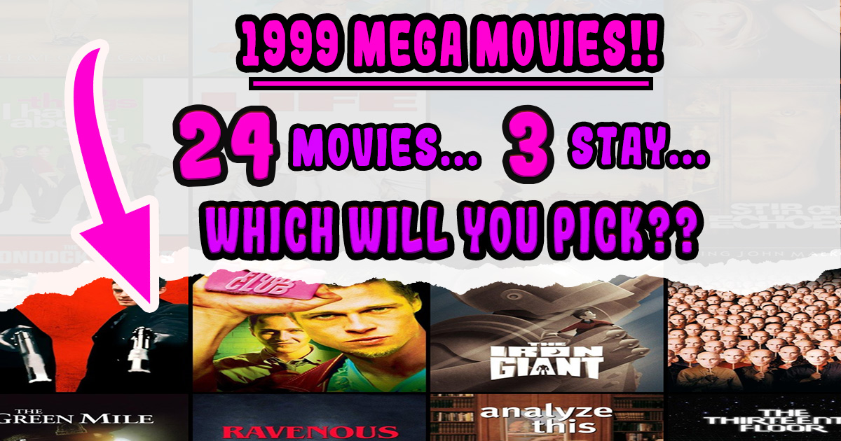 🎬 24 Iconic Movies of 1999 – Pick Your Top 3 - Movie & TV Glee